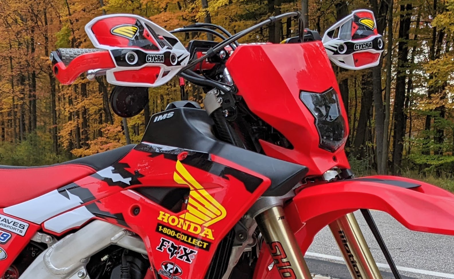 Cycra Handguards With Crm Wr 250r Cycra Probend CRM Handguard Racer