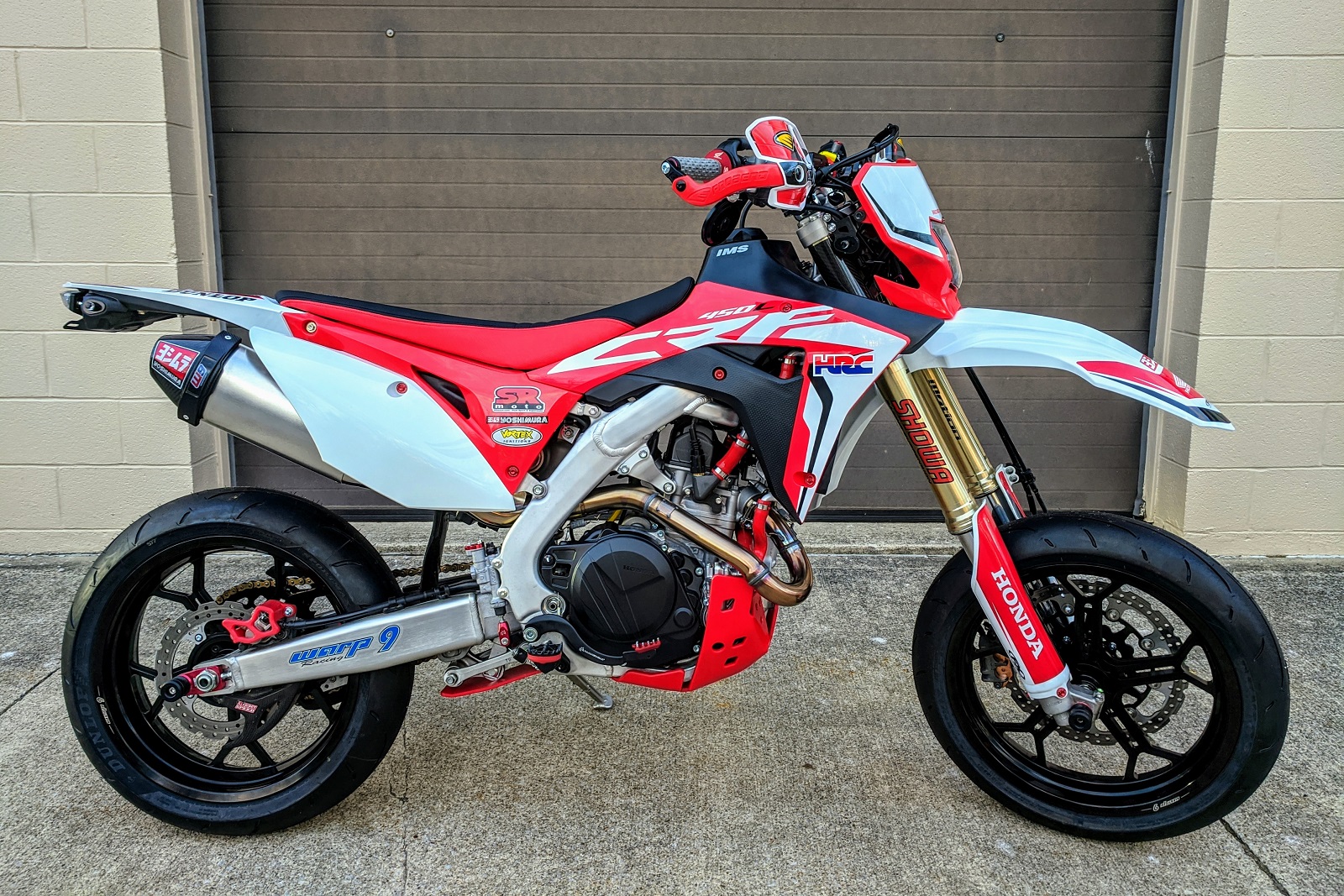 CRF450L CRF450RL Warp 9 Supermoto Forged Tubeless Wheels