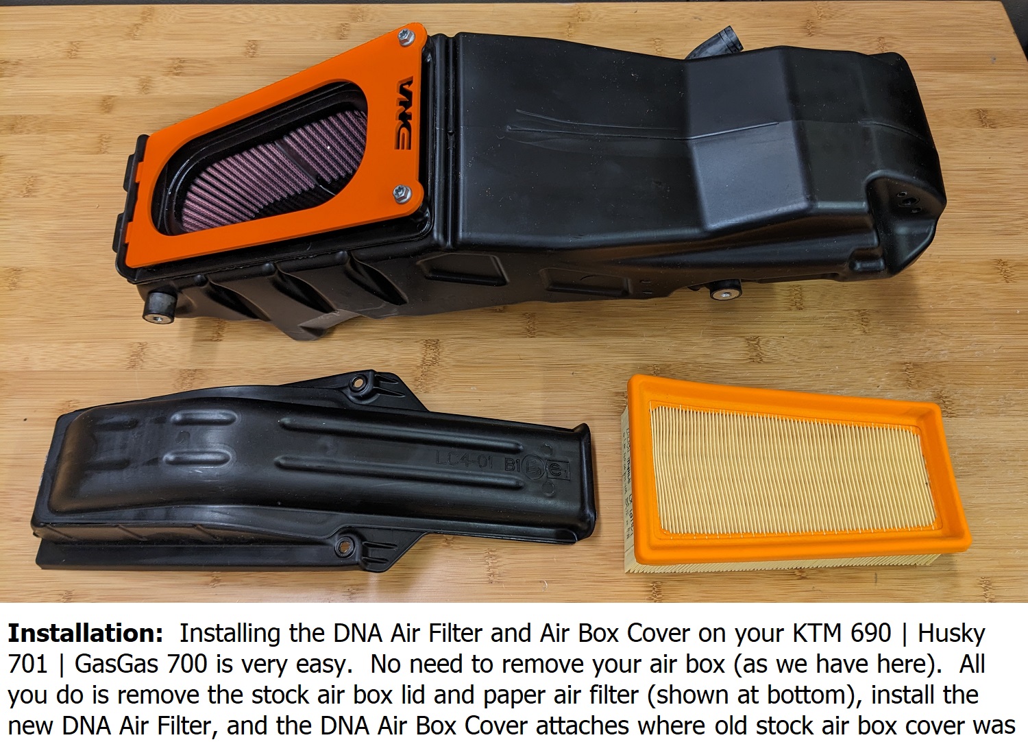 DNA Air Box Cover for KTM 690 | Husky 701 | GasGas 700