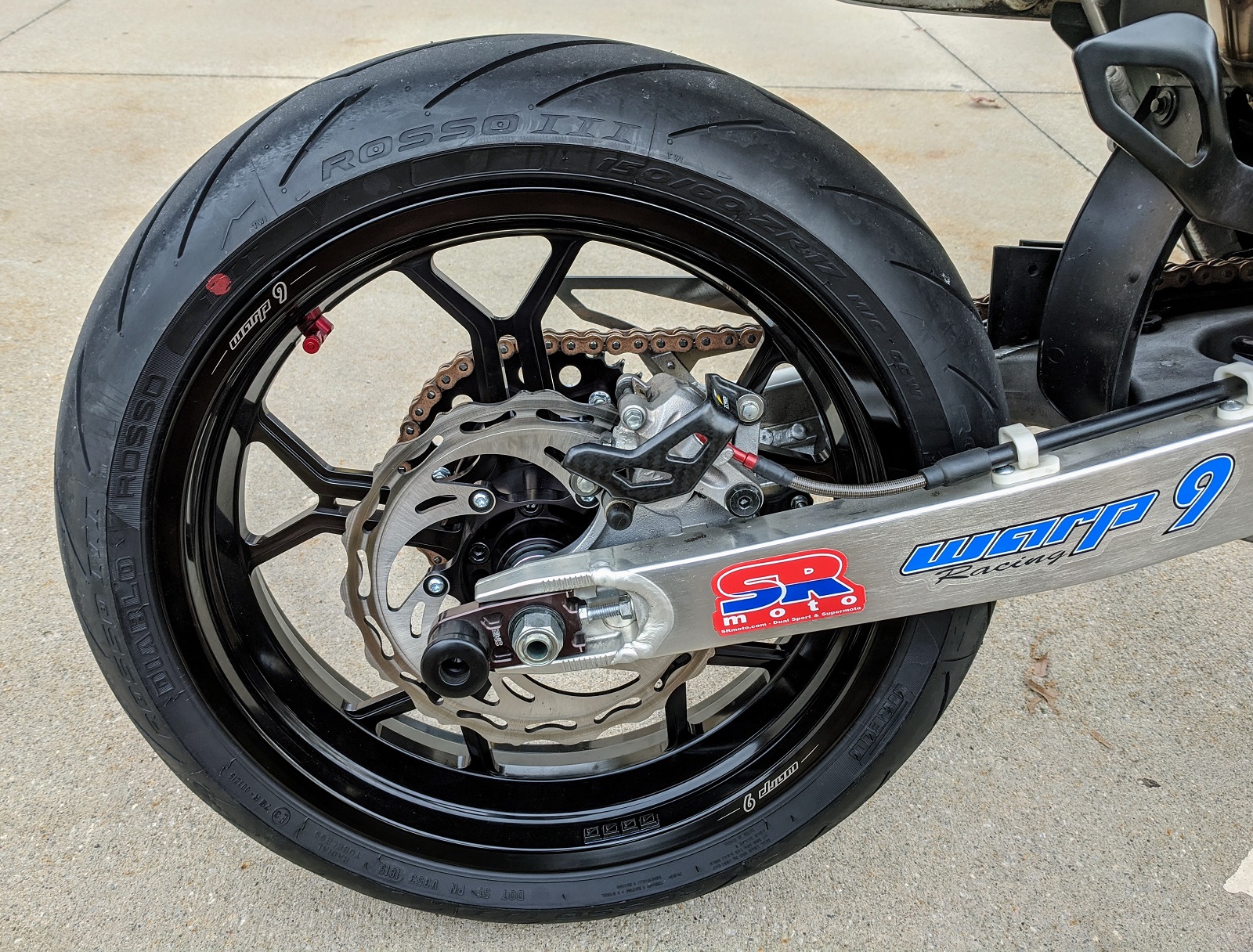 DRZ400S DRZ400SM Warp 9 Supermoto Forged Tubeless Wheels