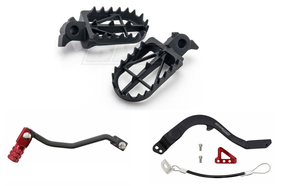Honda CRF300L Foot Controls Package - footpegs, shift lever, brake pedal