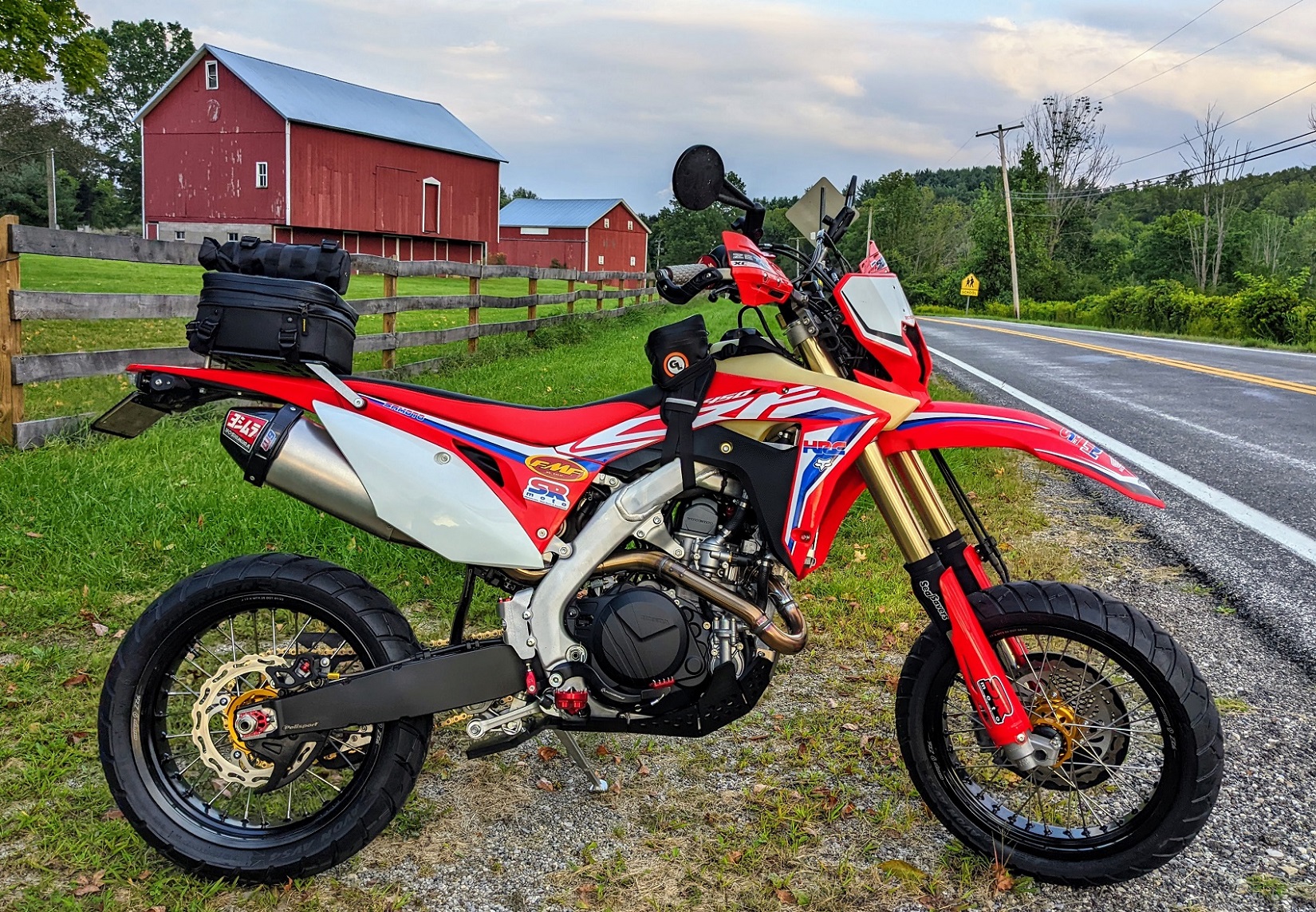 Honda CRF450RL Adventure Supermoto Project Bike