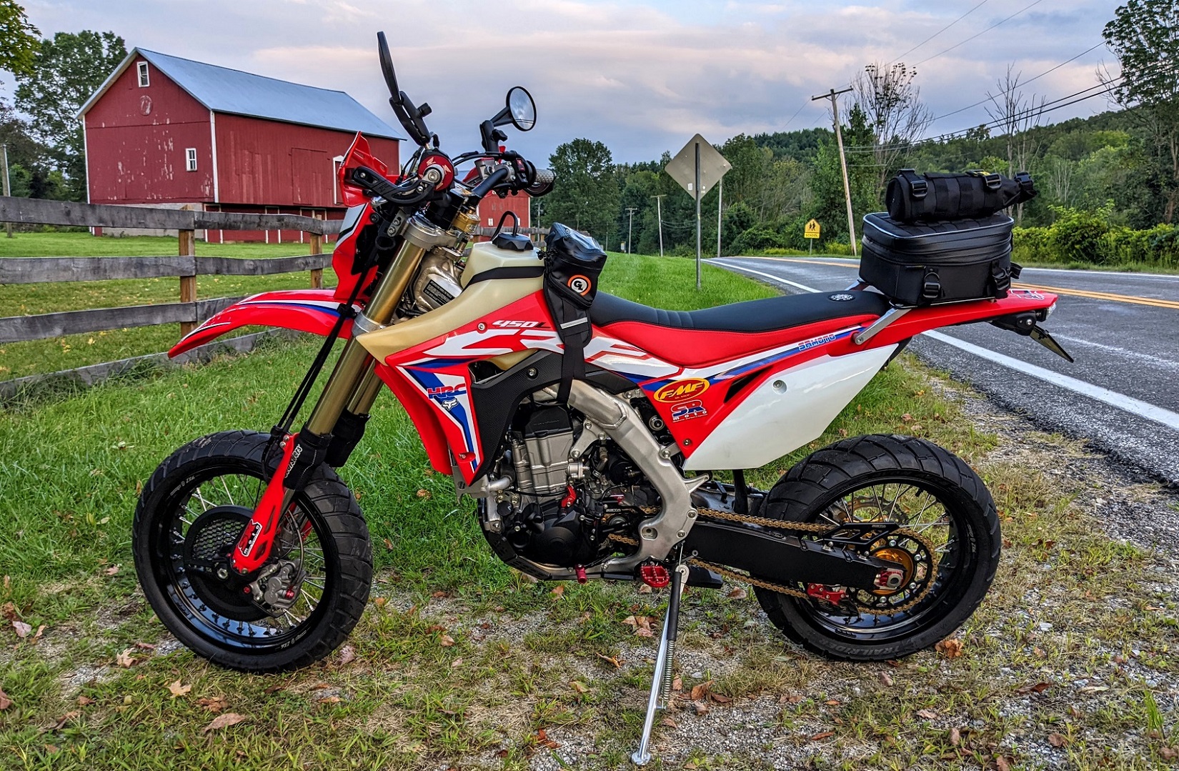 Honda CRF450RL Adventure Supermoto Project Bike