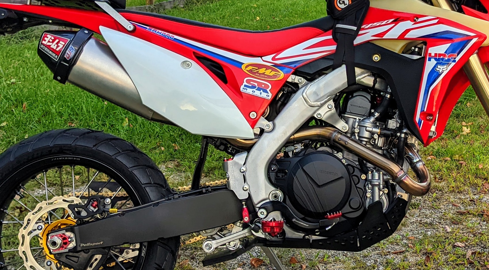Honda CRF450RL Adventure Supermoto Project Bike