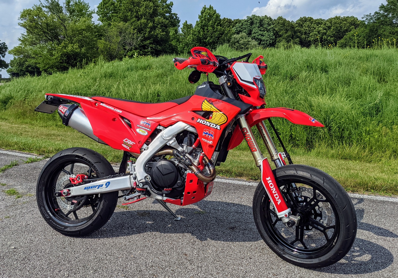 Honda CRF450RL Supermoto Conversion