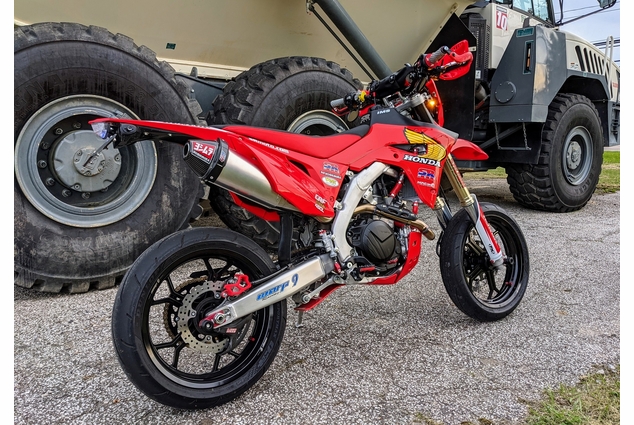Honda CRF450RL Supermoto Conversion
