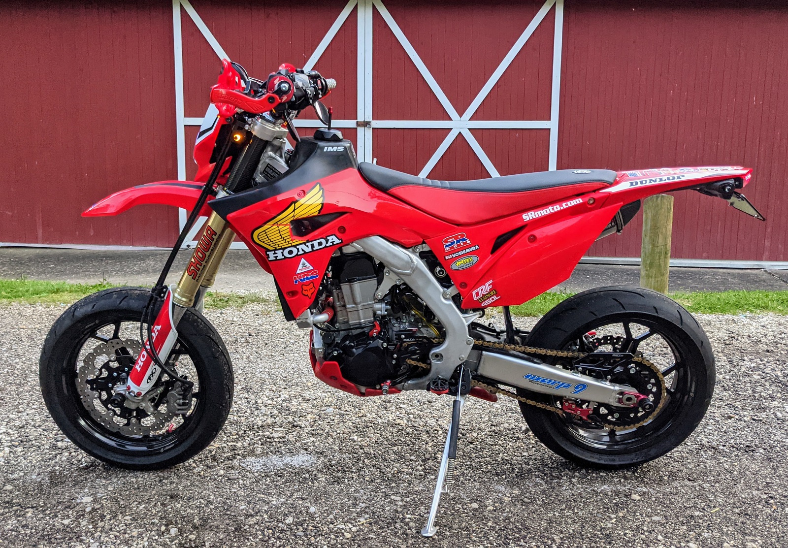 Honda CRF450RL Supermoto Conversion
