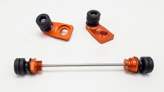 KTM 690 / Husqvarna 701 / Gas Gas 700 Axle Sliders - Warp 9 Racing