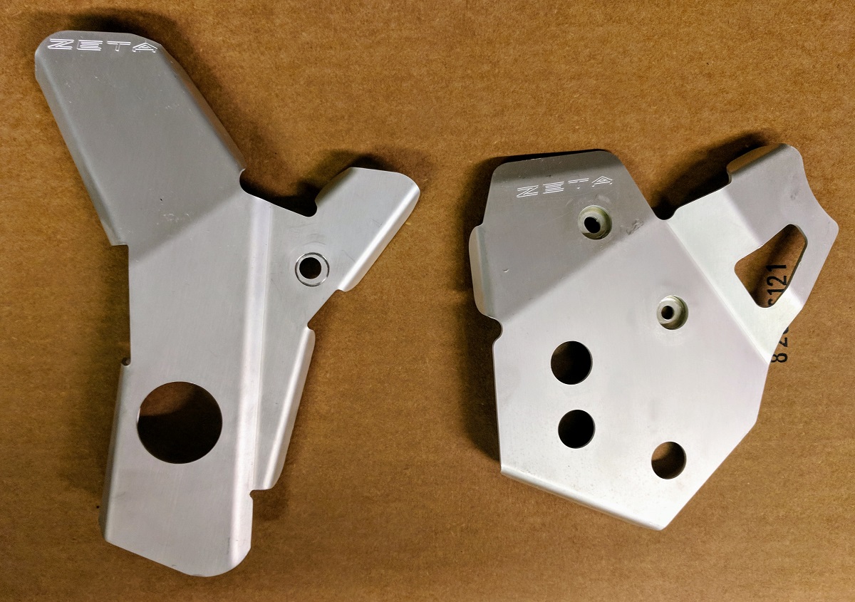 USED: CRF250L Aluminum Frame Guards