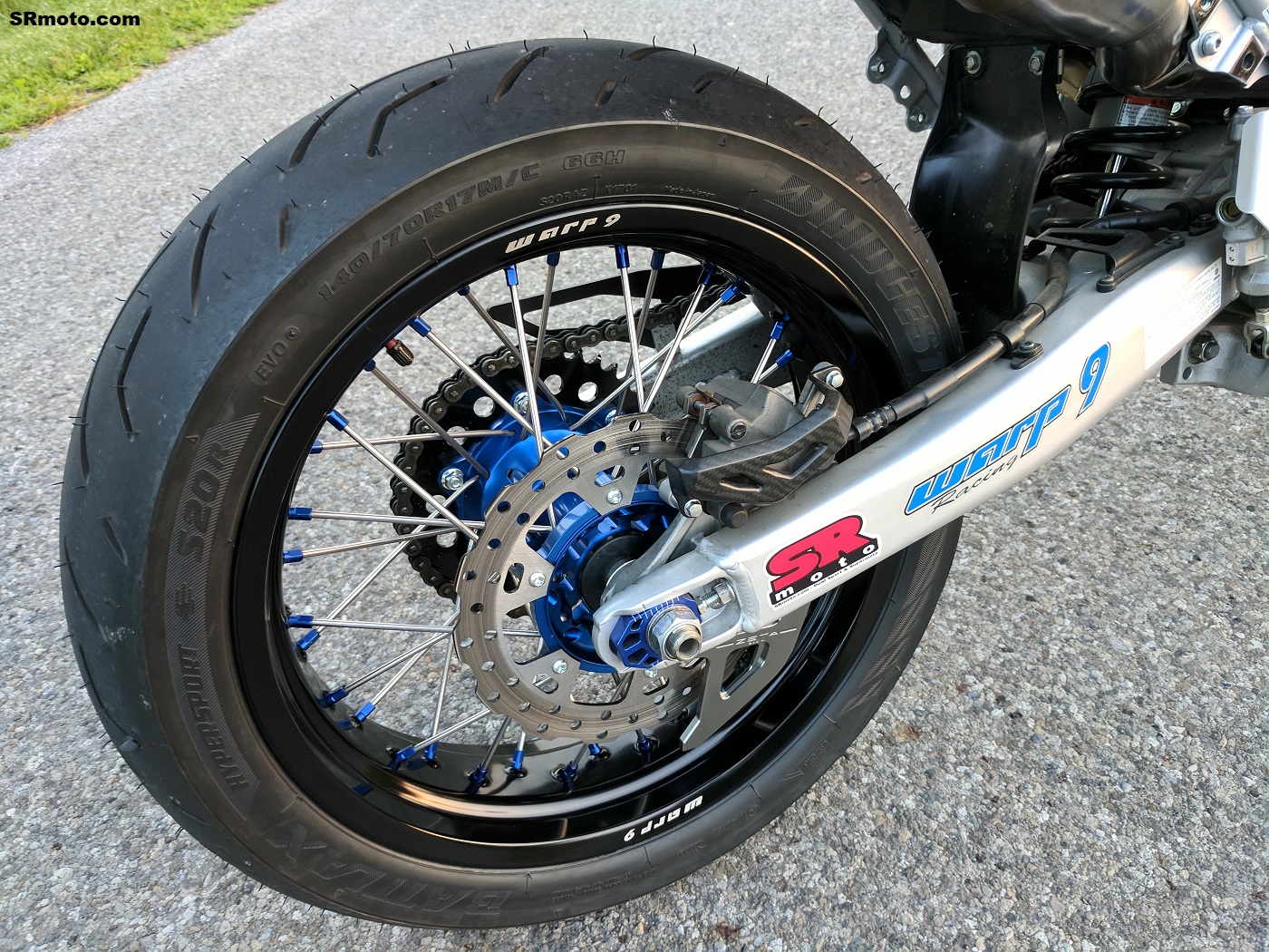 WR250R WR250X Warp 9 Supermoto Wheels