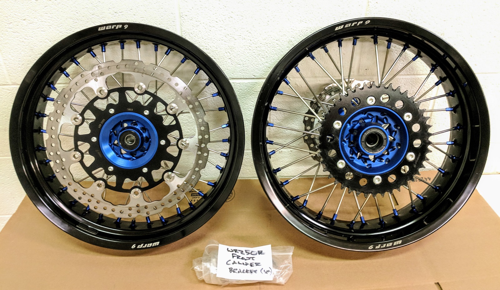 WR250R WR250X Warp 9 Supermoto Wheels