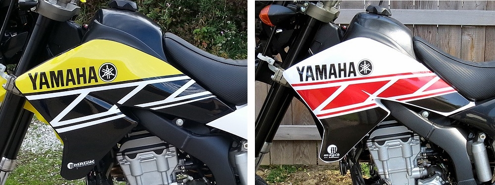 WR250R WR250X Retro Yamaha Tank Graphics