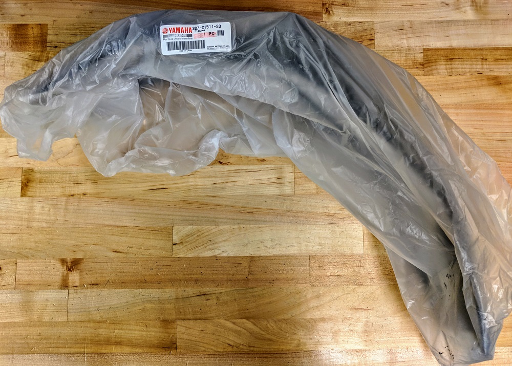 NEW: WR250R WR250X OEM Front Fender - Black