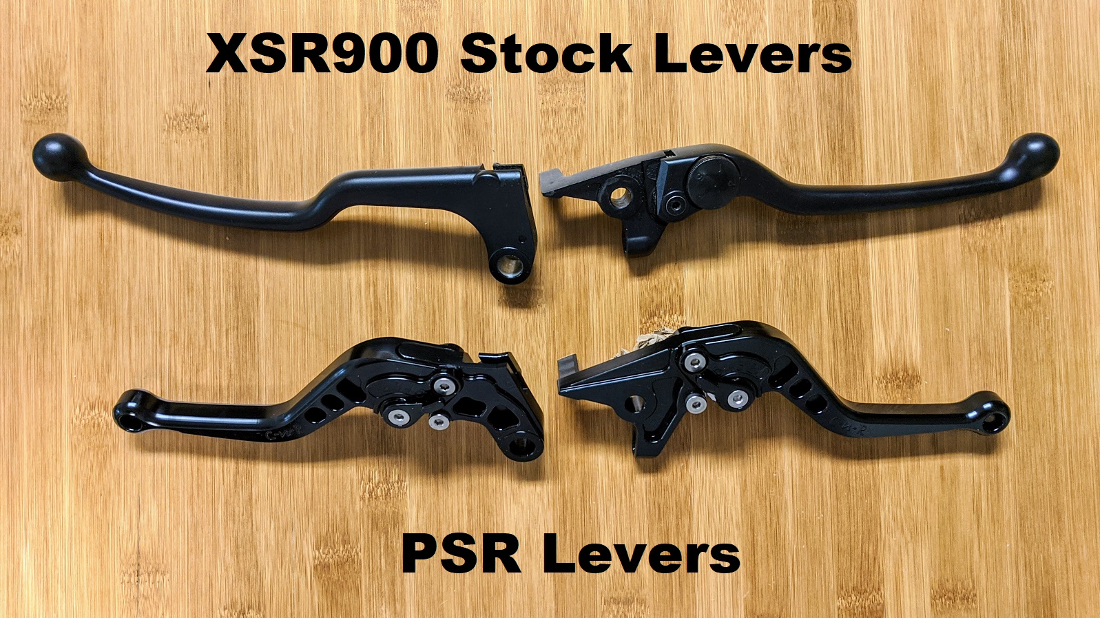 XSR900 MT-09 Tenere PSR Click N Roll Lever Set
