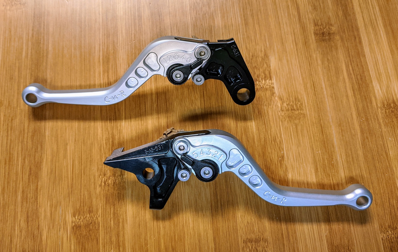 XSR900 MT-09 Tenere PSR Click N Roll Lever Set