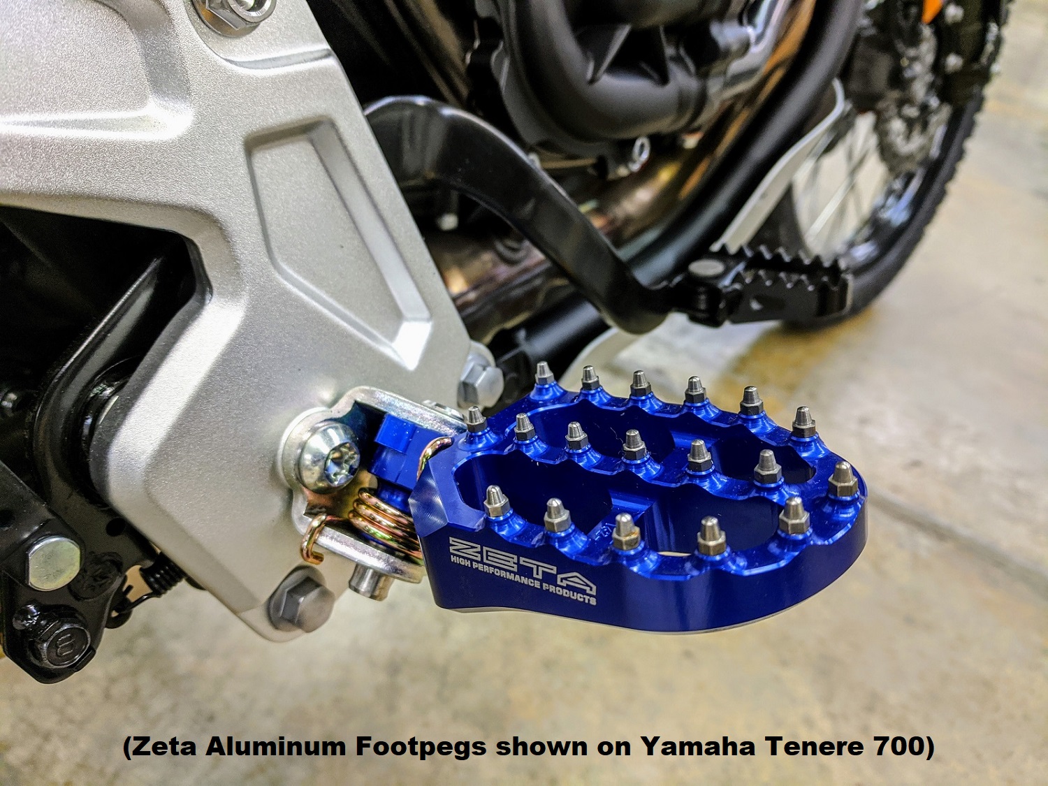 Yamaha WR250F / WR450F Aluminum Footpegs by Zeta Racing