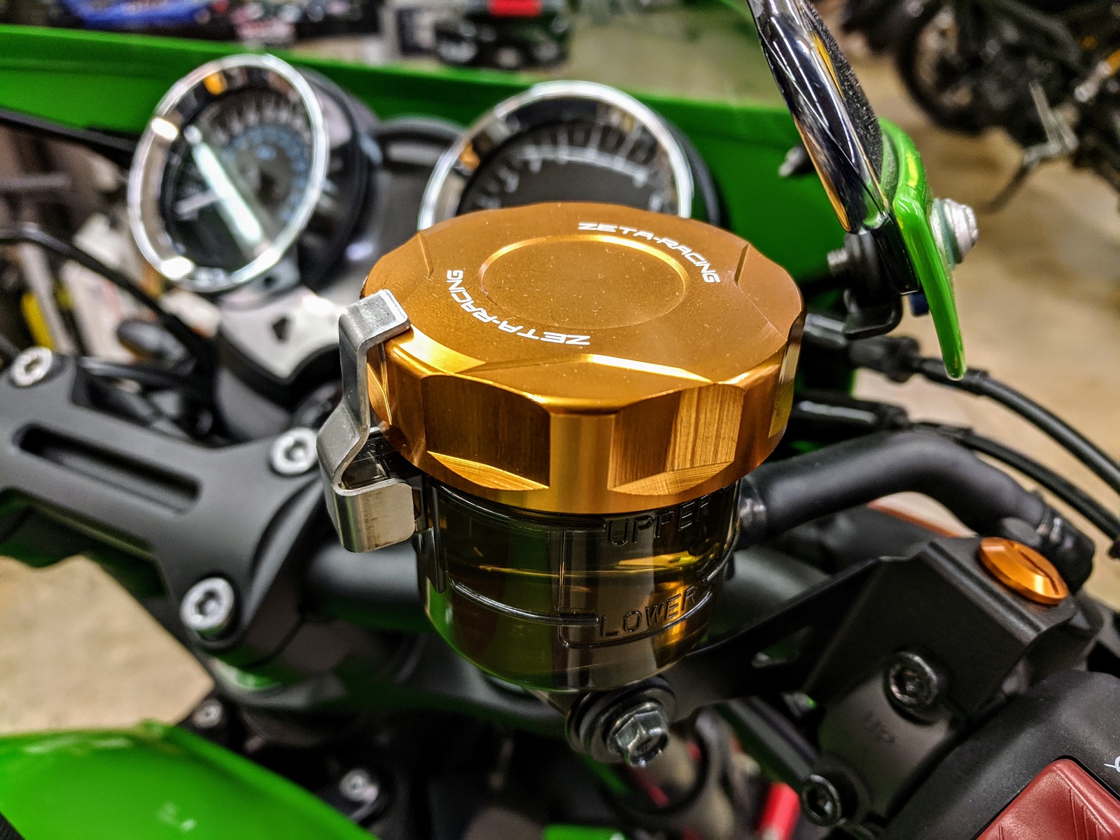 Z900RS Brake Master Cylinder Cover Kit by Zeta Racing