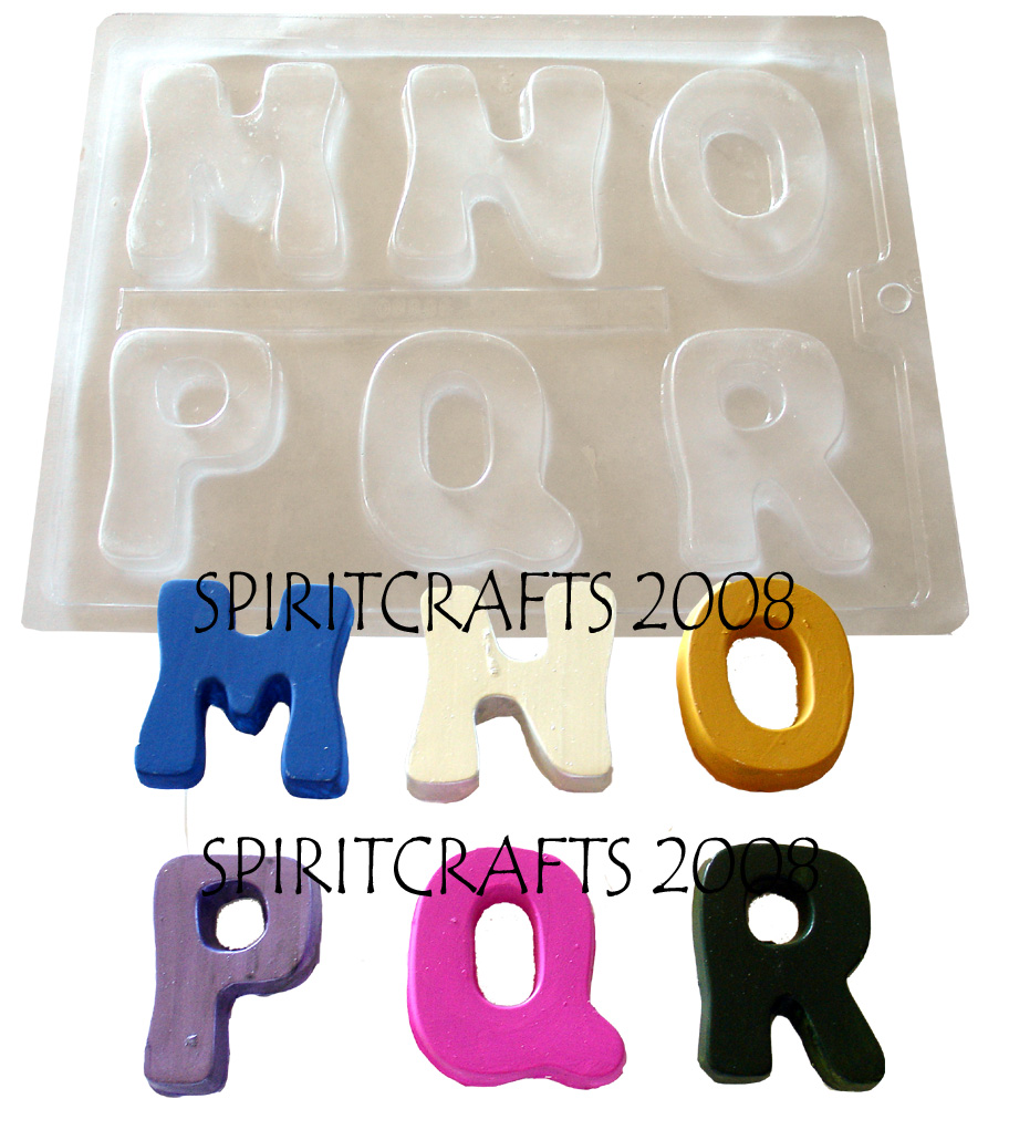ALPHABET LETTERS MOLD (M TO R)