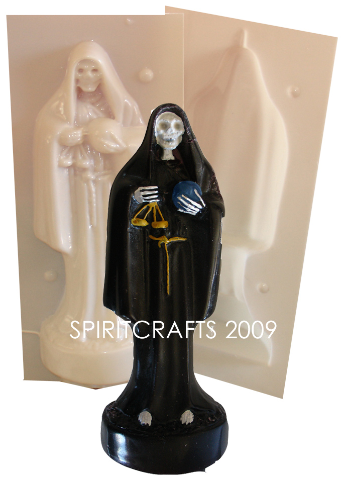 SANTA MUERTE (SAINT DEATH) CANDLE MOLD (9.75" HT)