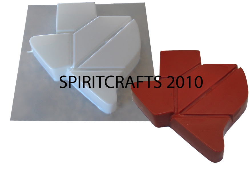 TEXAS CANDLE MAKING MOLD (7.5" x 7.5" x 1.75" HT)
