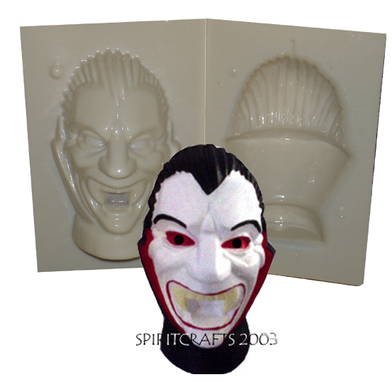 VAMPIRE CANDLE MAKING MOLD (5.25" HT, 1 lb 6 oz)