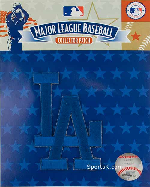 Los Angeles Dodgers Solid Blue Collectors MLB Baseball Patch-SportsK