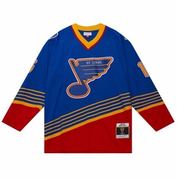 Mitchell & Ness Brett Hull St. Louis Blues 1995 NHL Blue Line Jersey