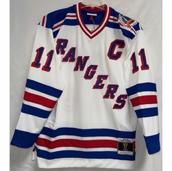 Mitchell & Ness New York Rangers 1993/94 Messier #11 White Power Play ...