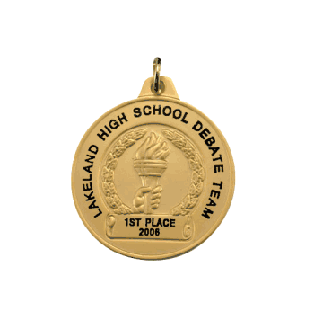 Gold General Achievement - 1 1/2" TCM Series | TrophyCentral