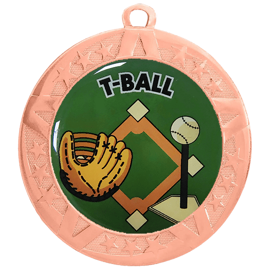 Bronze T-Ball Medal (2 inch, T Series) | T-Ball Medals