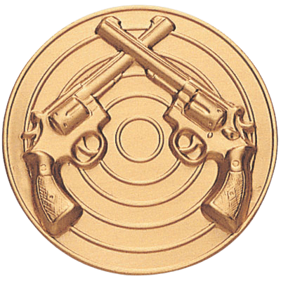 38 Caliber Revolver Medal Inserts (Litho)