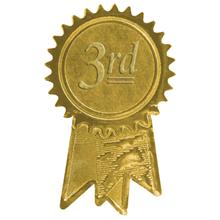 3rd Ribbon Embossed Certificate Seals | TrophyCentral
