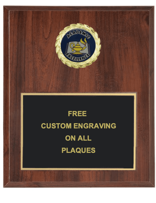 Beautiful Academic Insert Plaque from | Cherry Insert Plaques