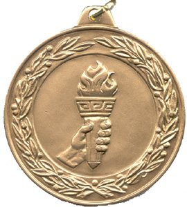 Olympic Style Torch Medals | TrophyCentral