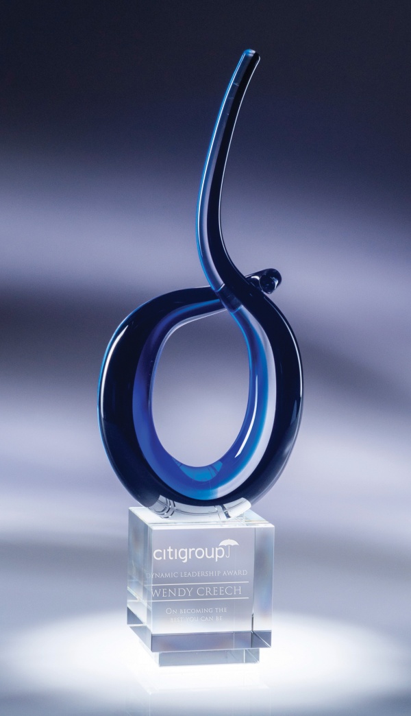 Acrobat Art Awards with Crystal Base | TrophyCentral