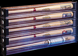 Acrylic Baseball Bat Holder, Baseball Bat Display | TrophyCentral.