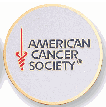 American Cancer Society Medal Inserts (Etched)