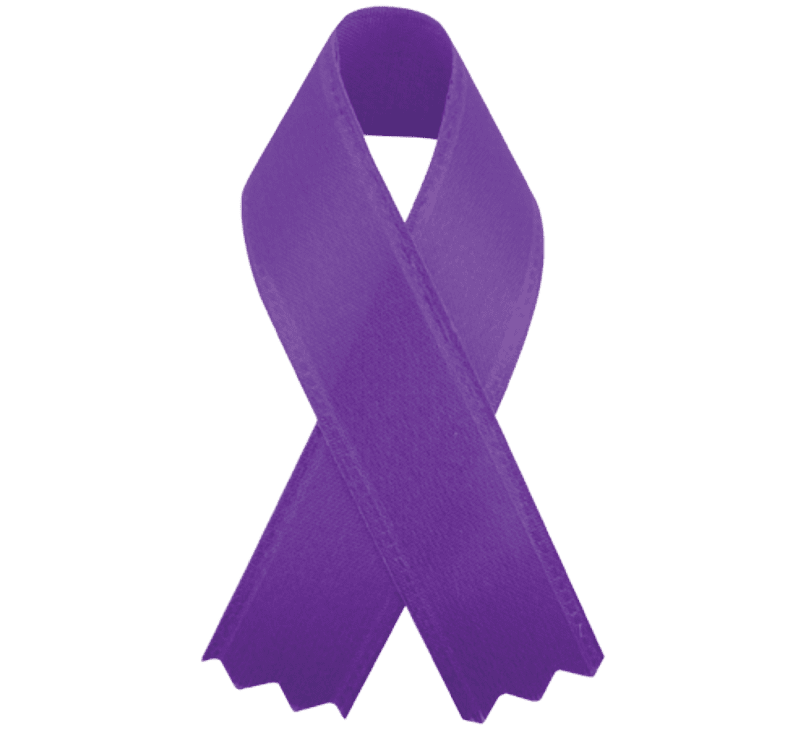 Domestic Violence Ribbons, Purple Domestic Violence Ribbon