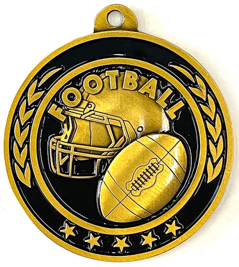 Antique Gold Football Medals | TrophyCentral