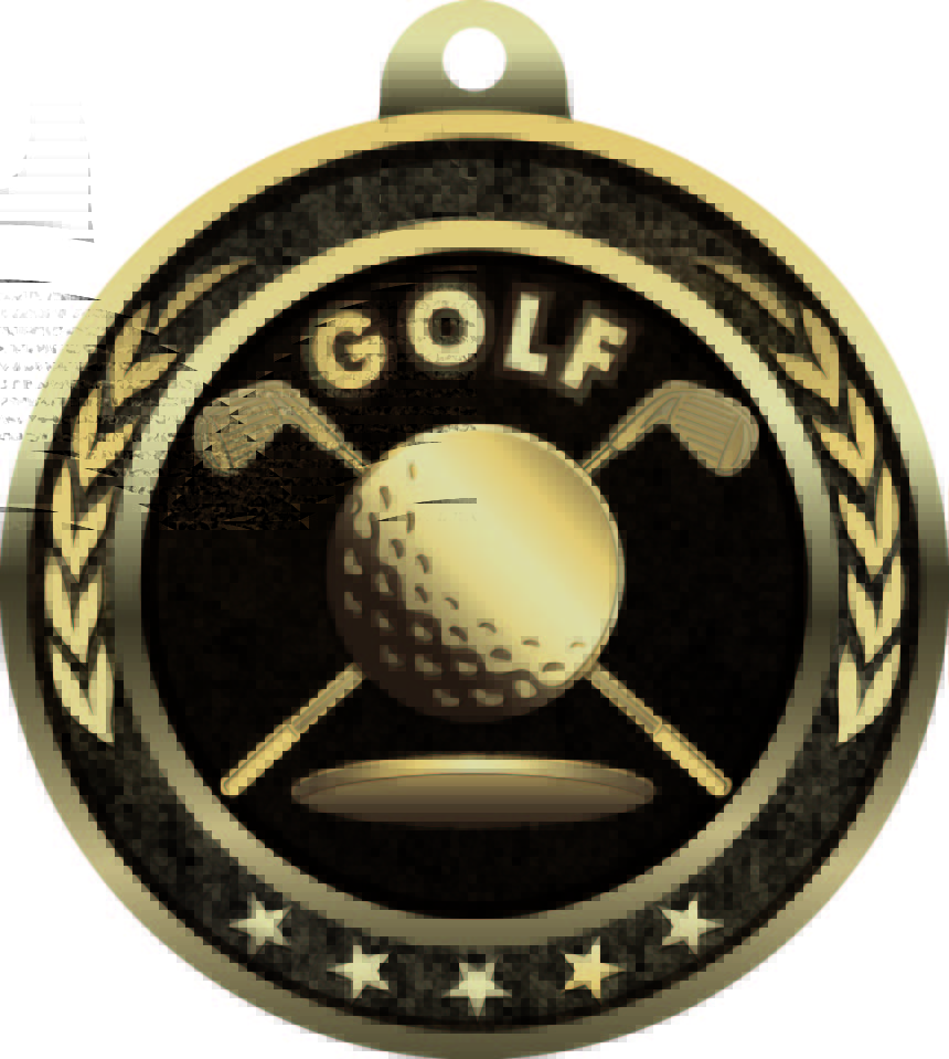 Antique Gold Golf Medals | TrophyCentral