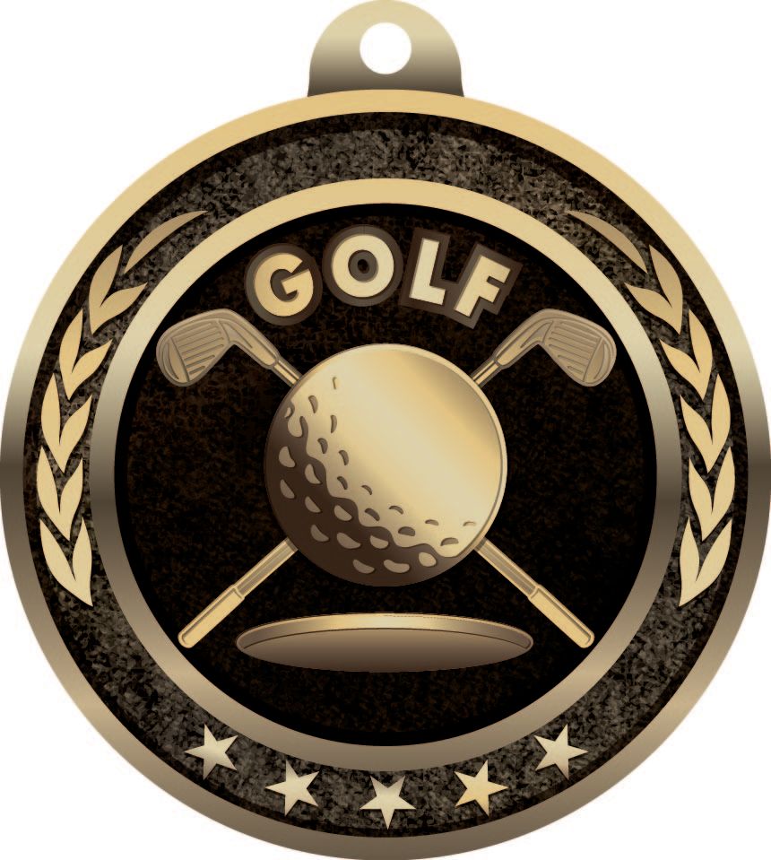 Antique Gold Golf Medals | TrophyCentral