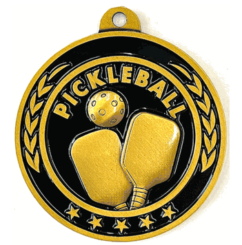 Antique Gold Pickleball Medals | TrophyCentral