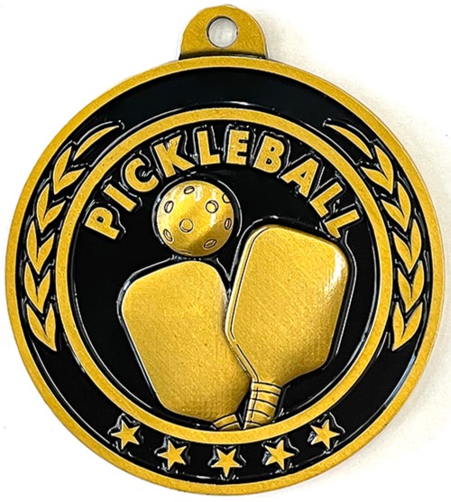 Antique Gold (AG-Series) Medal: Pickleball | TrophyCentral