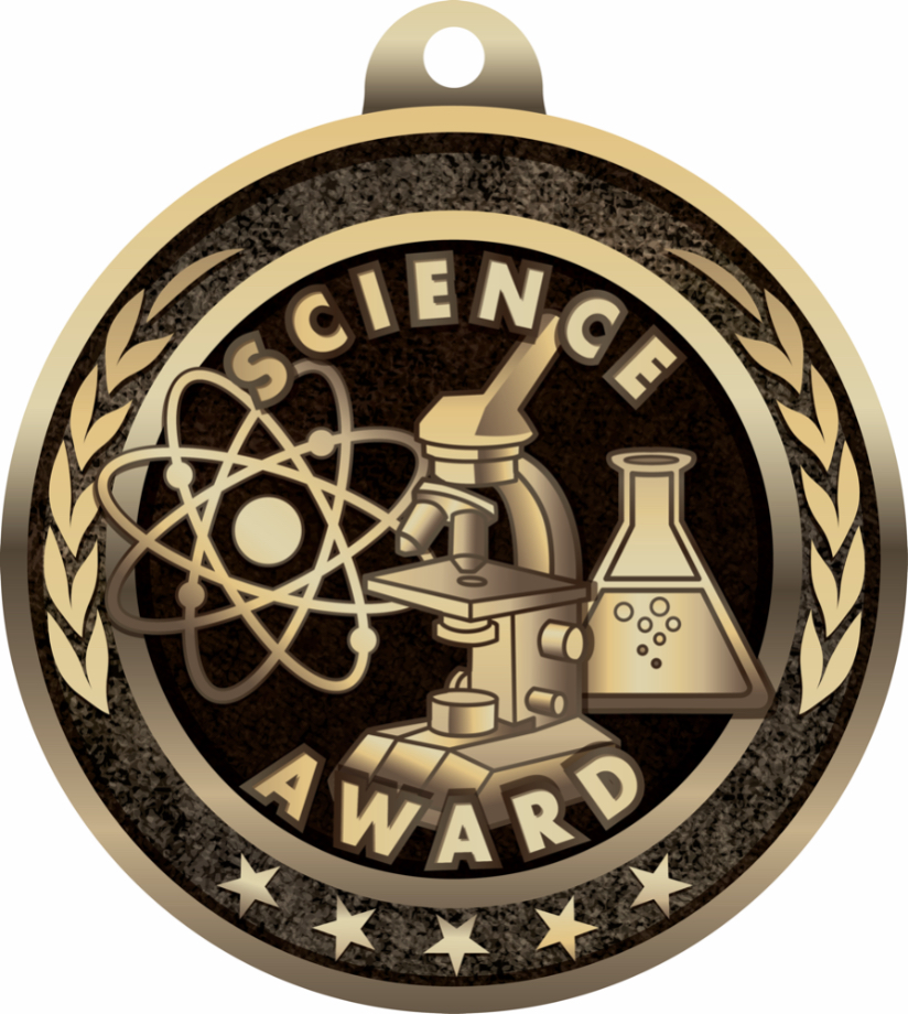 Antique Gold Science Medals | TrophyCentral
