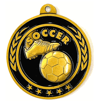 Antique Gold Soccer Medals | TrophyCentral