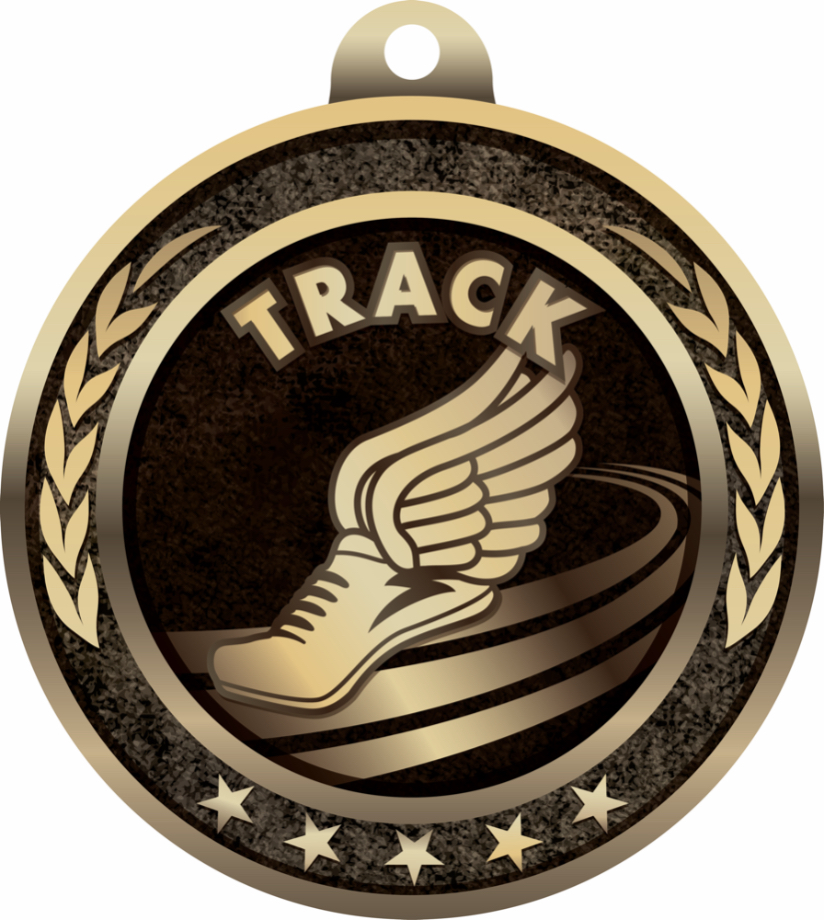 Antique Gold Track Medals | TrophyCentral