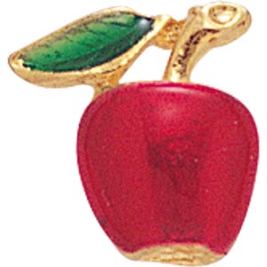 Apple Lapel Pins | Teacher / Apple Pin | Apple Pins