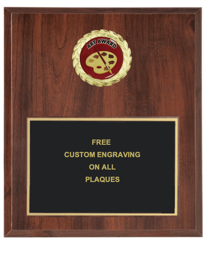 Beautiful Art Insert Plaque from TrophyCentral