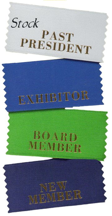 Printed Badge Ribbons | TrophyCentral