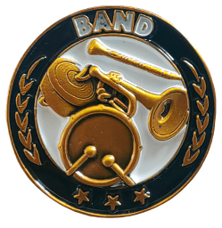 Band Gold Enamel Lapel Pins | TrophyCentral